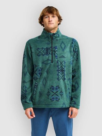 Billabong Boundary Mock Neck Half-Zip Pull polaire vert