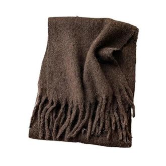 Generic &Eacute;charpe pour femme automne hiver solide simple silencieux femmes hommes m&eacute;lange polyvalent multicolore doux ch&acirc;le thermique femme homme, S-WJ1154HM44-