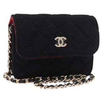 Chanel Pre-owned Canvas Shoulder Bag - - Pre-owned - Damen - Schwarzk - ONE SIZE