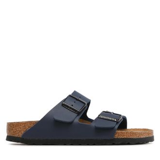 Birkenstock Pantoletten Birkenstock Arizona Birko-Flor 051753 Dunkelblau
