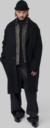 Frei-Mut Kneelength Coat with Lapal Collar