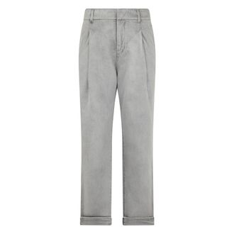 Moorer Karela High-waisted Wide-leg Jeans - - Jeans - Damen - Grau - W27