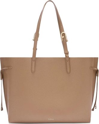 Furla large Ava tote bag - Marron