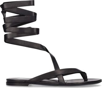 The Attico Femme, Chaussures, Noir, Taille: 38 1/2 EU Low Sandal