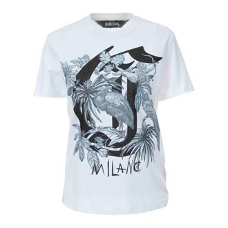 Just Cavalli Femme, Tops, Blanc, Taille: 34 FR T-shirts et Polos