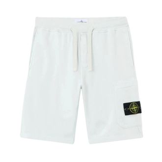 Stone Island Herren, Shorts, Wei&szlig;, LGr&ouml;&szlig;e