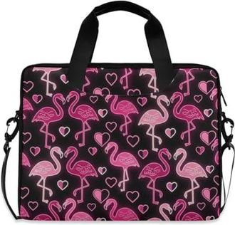 Alaza Sac pour ordinateur portable de 40,6 &agrave; 15,6 pouces - Motif palmiers color&eacute;s - Sac pour ordinateur portable de 40,6 &agrave; 15,6 - Sac fourre-tout pour homme