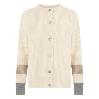 Moorer Alexis Cardigan - - Knitwear - Damen - Beige - S