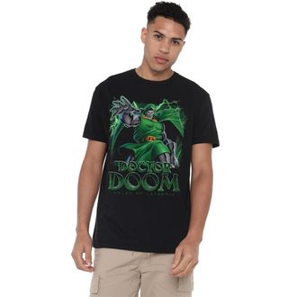 MARVEL Unisex-T-Shirt mit Aufschrift Marvel Doctor Doom Ruler of Latveria, Schwarz, Schwarz, 3XL