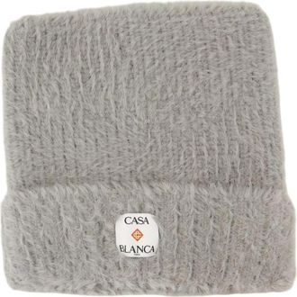 Casablanca Mohair-M&uuml;tze - - Accessories - unisex - Grau - ONE SIZE