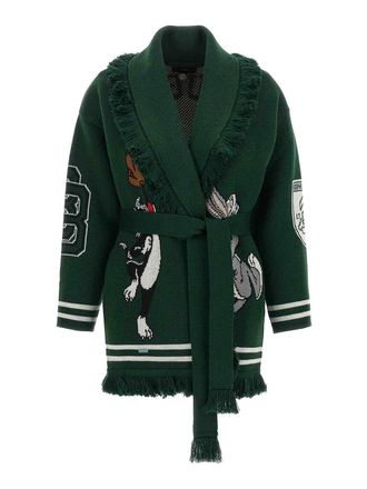 Alanui Cardigan - Gr&uuml;n