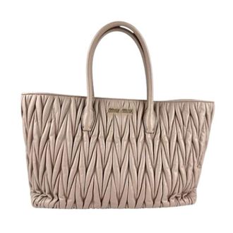 Miu Miu Damen, Pre-Owned, Beige, ONE SIZEGr&ouml;&szlig;e