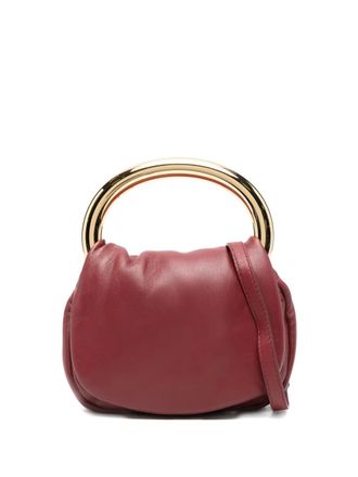 Blumarine Mini Ring Tote Leder - Rot