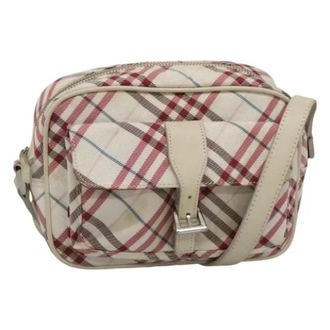 Burberry Pre-owned Nylon schultertasche - - Pre-owned - Damen - Rot - ONE SIZE