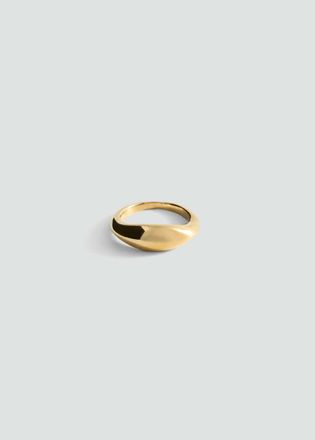 Mango Bague m&eacute;tallique or - Femme - M - MANGO