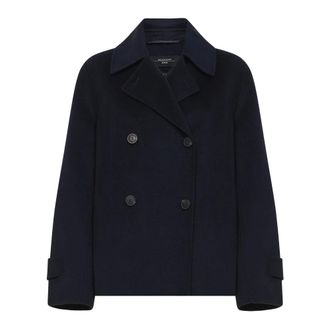 Max Mara Femme, Manteaux, Bleu, Taille: 34 FR Wkdfantino Coat