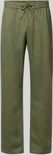 GANT Regular Fit Leinenhose mit elastischem Bund