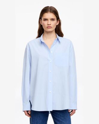 Arket Baumwollhemd -Blau