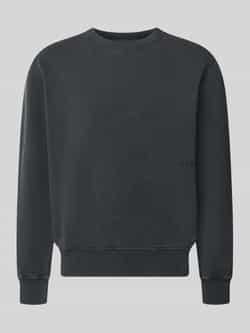 Edwin Sweatshirt aus reiner Baumwolle mit Stickerei Modell Axiom
