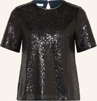 Hobb's Blusenshirt Lilibet Mit Pailletten blau