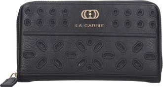 La Carrie Femme, Accessoires, Noir, Taille: ONE Size Faux Leather Zip Wallet