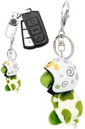 Generic Porte-cl&eacute;s tortue en peluche - Porte-cl&eacute;s de voiture en forme danimal pour sacs, pendentif de sac &agrave; main avec design mignon, accessoire de sac &agrave; dos, 