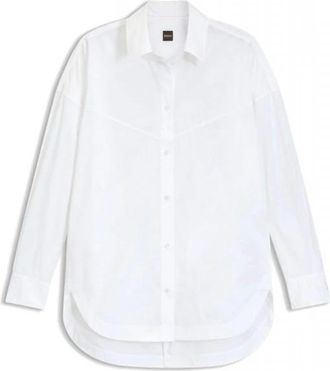 HUGO BOSS Femme, Blouses et Chemises, Blanc, Taille: 36 FR Boss - Chemises