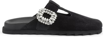 Roger Vivier Slipper & Pantoletten - Black Flats With Rounded Toe And Low-Profile Sole - Gr. 36 (EU) - in Schwarz - f&uuml;r Damen