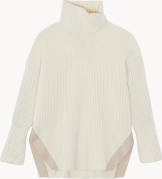 Kujten Pull cachemire oversize col roulé, 4 fils - Pull Indra