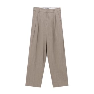 Rossi Wide Hosen - - Trousers - Damen - Beige - XS