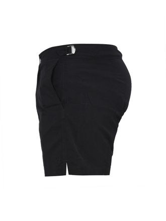 Alexander McQueen Skull-Embroidered Swim Shorts - Black