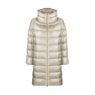 Herno Gesteppte Jacke mit Stehkragen - - Coats - Damen - Beige - XL