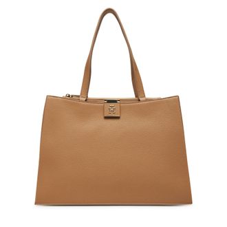 Tommy Hilfiger Handtasche Tommy Hilfiger Th Her Tote AW0AW17191 Braun