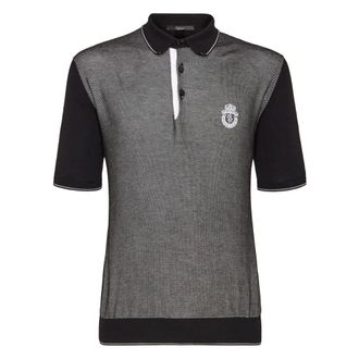 Billionaire Boys Club Homme, Tops, Noir, Taille: S Pullover Polo-Neck Crest