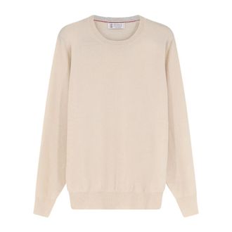 Brunello Cucinelli Herren, Strickwaren, Beige, MGr&ouml;&szlig;e