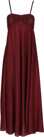 Forte_Forte Femme, Robes, Rouge, Taille: 40 FR Robe avec Corsage au Crochet