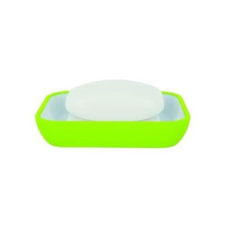 Spirella Seifenhalter Cocco, Elegantes Badezimmeraccessoire, Modernes und Praktisches Design F&uuml;r Optimale Aufbewahrung, Kiwi