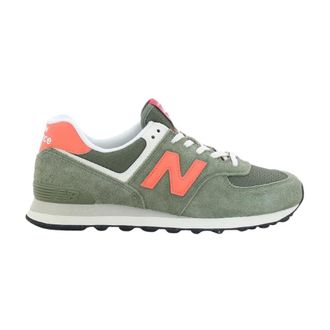 New Balance Homme, Chaussures, Vert, Taille: 42 1/2 EU Baskets Homme Orange U574 H