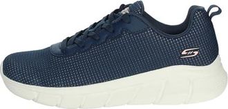 Skechers Femme Visionary Essence VISIONNAIRE Bobs B Flex, Navy Knit, 37.5 EU