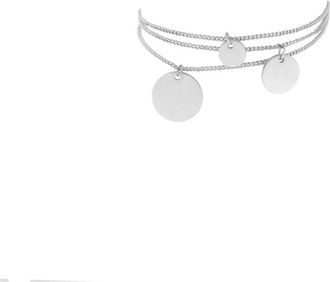 Dansk Copenhagen Silbernes Triple Dot Armband - - Accessories - Damen - Grau - ONE SIZE