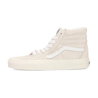 Vans Wei&szlig;e Wildleder High Top Skate Schuhe - - Shoes - Herren - Beige - 37 EU