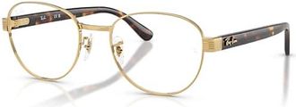 Ray-Ban Rb6543 Optics Havana Fassung Klar Glas Polarisiert 54-20