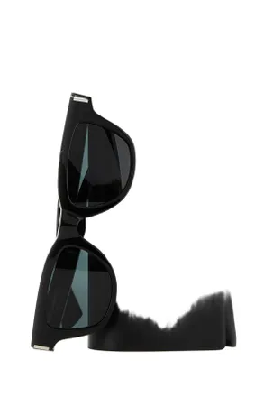 Saint Laurent 822251Y9967 Acetate Cat-Eye Sunglasses - Black