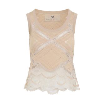 Ermanno Scervino Damen, Oberteile, Beige, SGr&ouml;&szlig;e