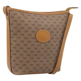 Gucci Sac bandouli&egrave;re vintage doccasion - Femme - Pre-owned - Beige - Taille: ONE Size