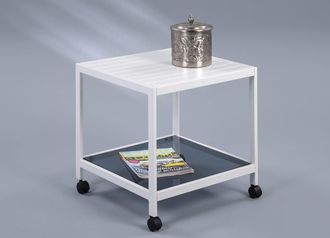 M2 Kollektion Couchtisch TAGO in weiß, B/H/T = 50x50x50cm