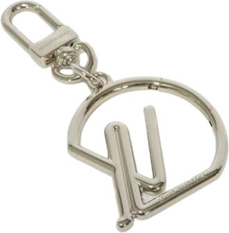 Louis Vuitton unisex, Pre-owned, Gris, Taille: ONE Size Porte-cl&eacute;s Pre-owned