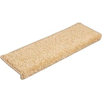 vidaXL Stufenmatten 30 Stk. 65x21x4 cm Creme Rechteckiger Rand Vidaxl