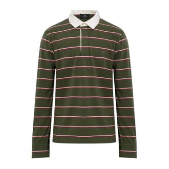 Etro Homme, Tops, Vert, Taille: L Polo &agrave; manches longues