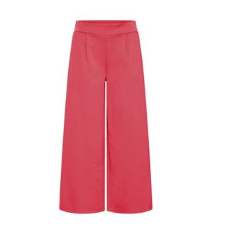 Ichi Wide Hosen - - Trousers - Damen - Rosa - L